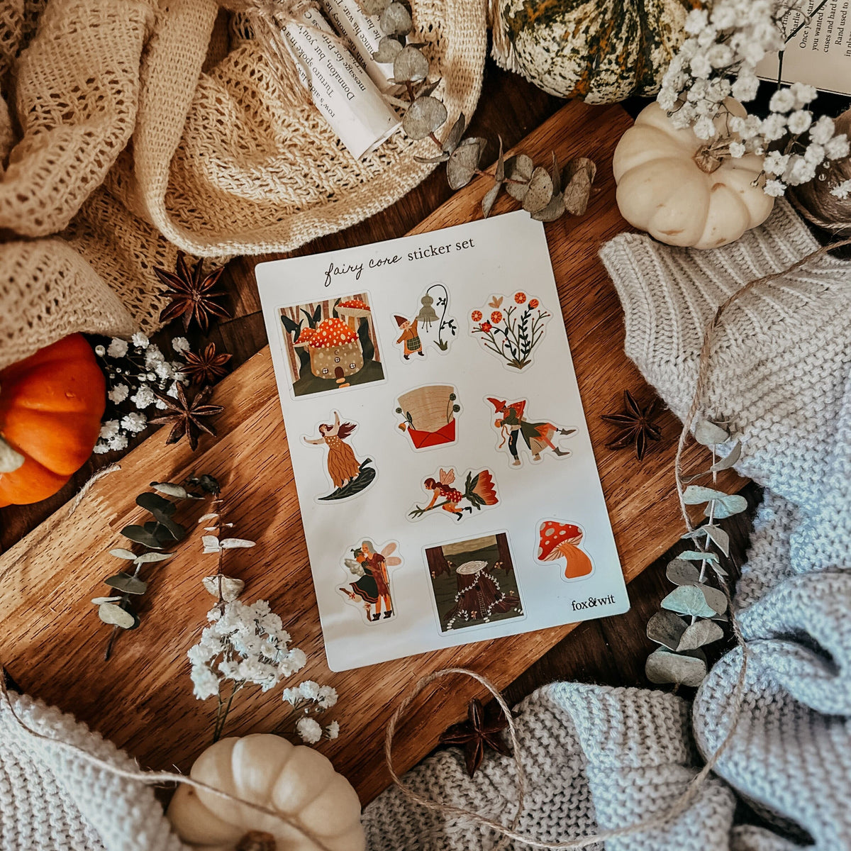 Fairy Core Sticker Set – foxandwit