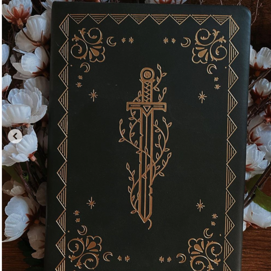 Gold Foil Stamped Medieval Notebook, Lined Pages – foxandwit